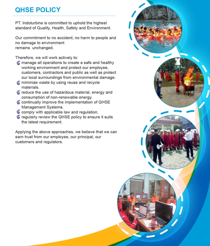 QHSE POLICY – PT. Indoturbine